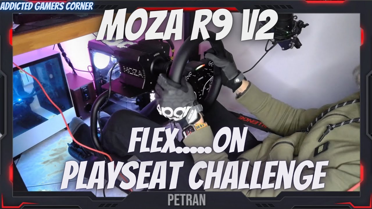 Moza R9 V2 FLEX on Playseat Challenge and First Impressions... - YouTube