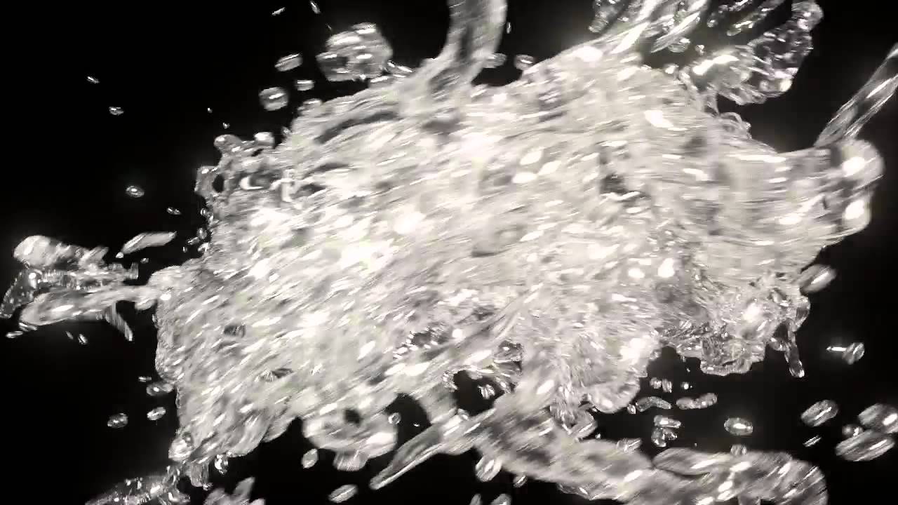 Neat CG water animation - YouTube