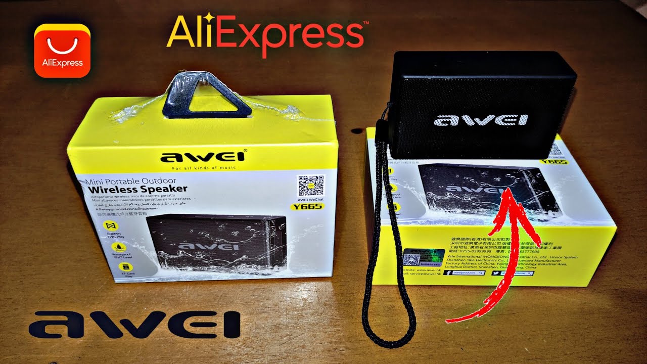Mini Caixa AWEI Y665 Bluetooth - Comprinhas do Aliexpress , fui Taxado ...