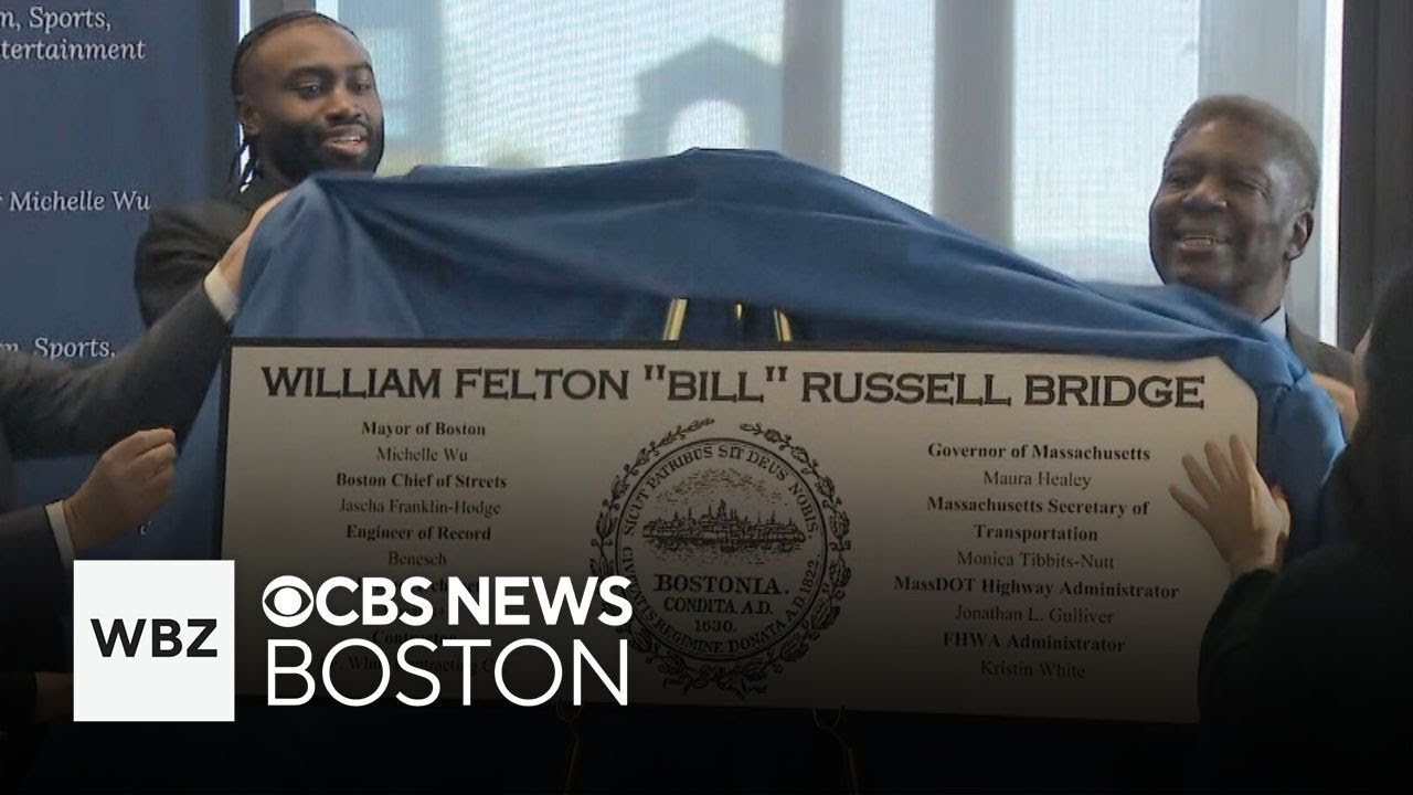 Boston renames bridge after late Bill Russell - YouTube