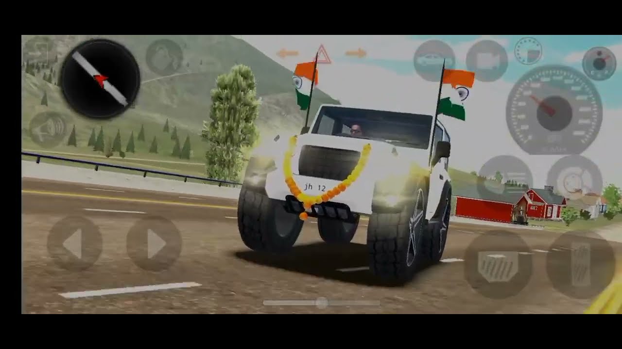 new modifai mahendra white thar gameplay video 3d stunt video ...