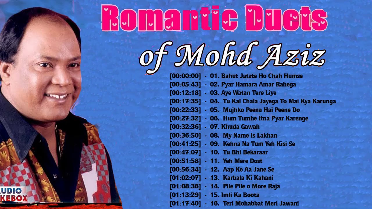 Best Romantic | Mohd Aziz Hit Songs | सर्वश्रेष्ठ बॉलीवुड रोमांटिक गाने ...