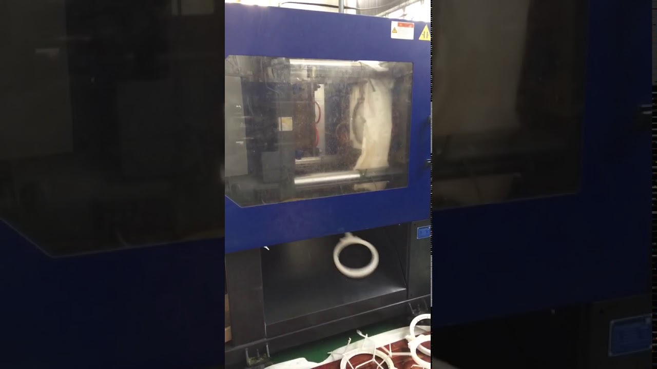 Injection molding workshop basketball hoop production - YouTube