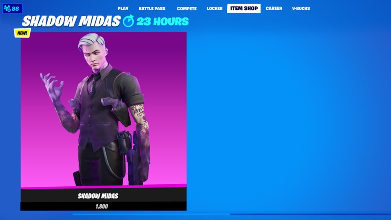 SHADOW MIDAS is NOW AVAILABLE! (Fortnitemares 2021) - YouTube