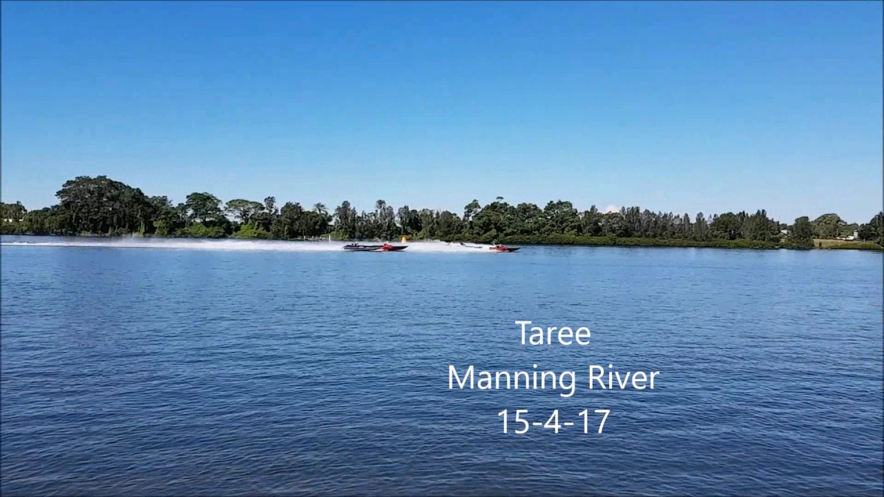 Power boats Taree Manning river - YouTube