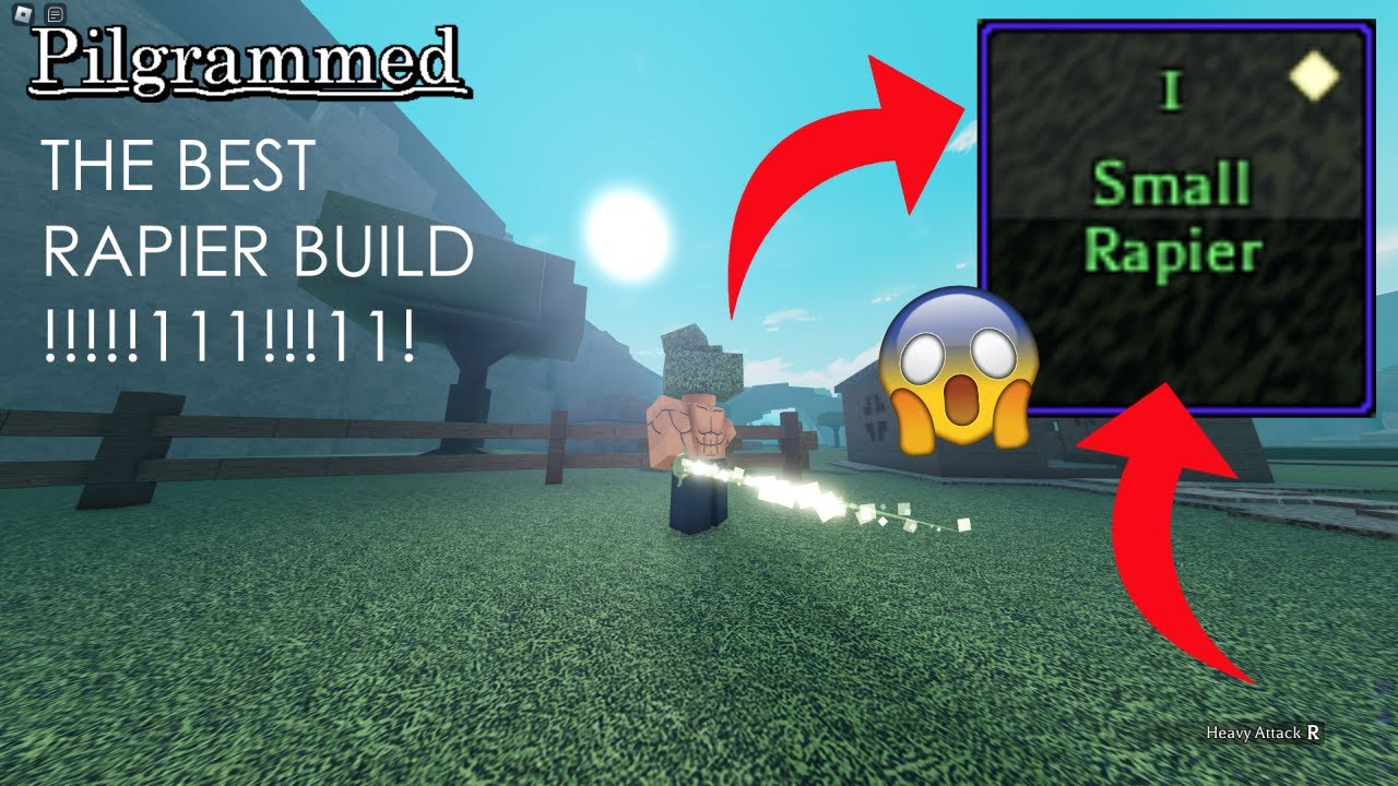 Pilgrammed - THE BEST RAPIER BUILD!!!!111!! (NEW WEAPON) - YouTube