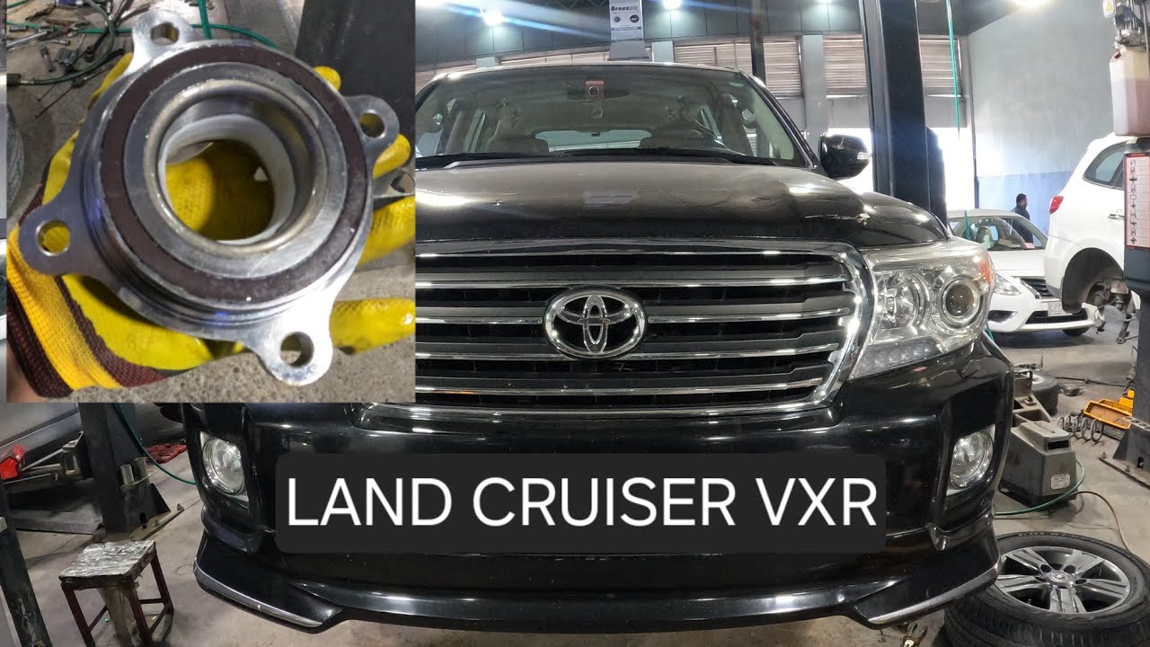 front wheel bearing replacement ... toyota land cruiser vxr 2008-2015 # ...