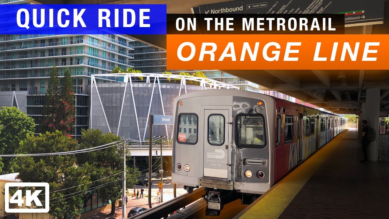 Riding Miami Metrorail and MetroMover Brickell Loop, Brickell to ...