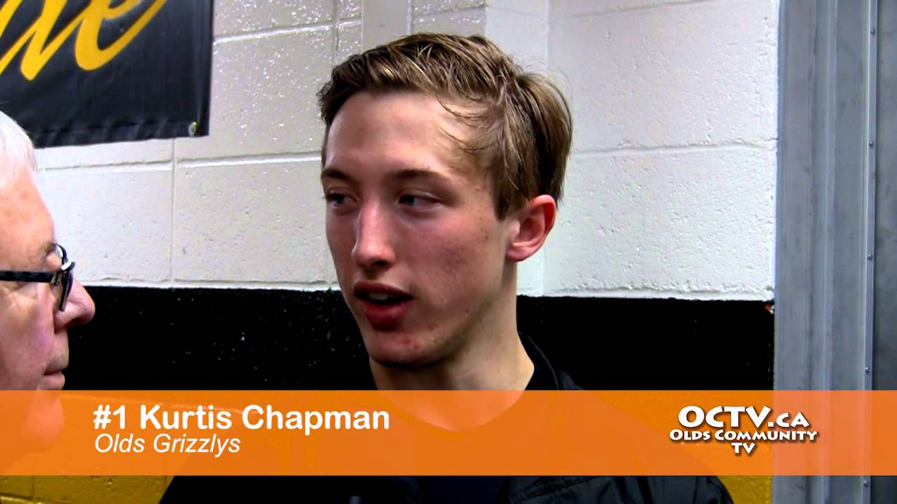 Grizzlys goalie Kurtis Chapman after the game on October 24 2015 - YouTube