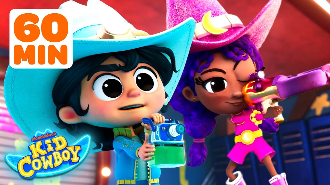 Kid Cowboy Races Through the Water, Sky, Ice & More! 🐎💨 w/ Luna | 60 ...