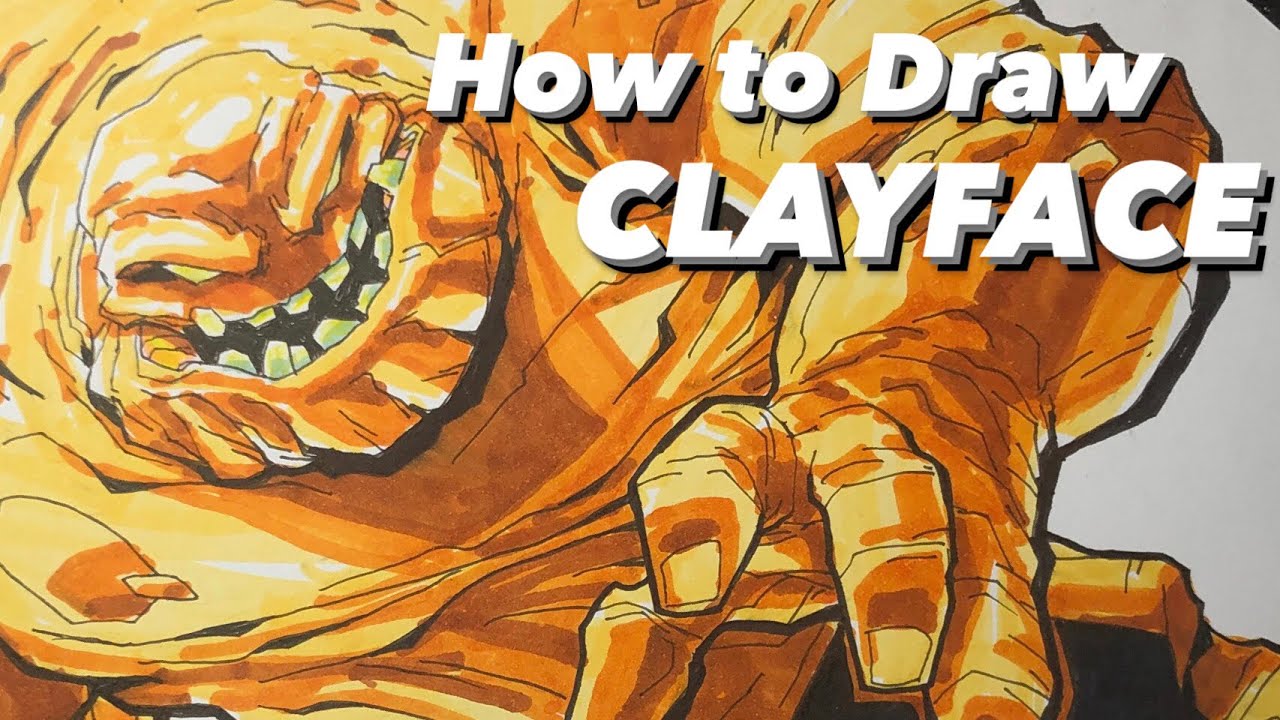 How to Draw Clayface - YouTube