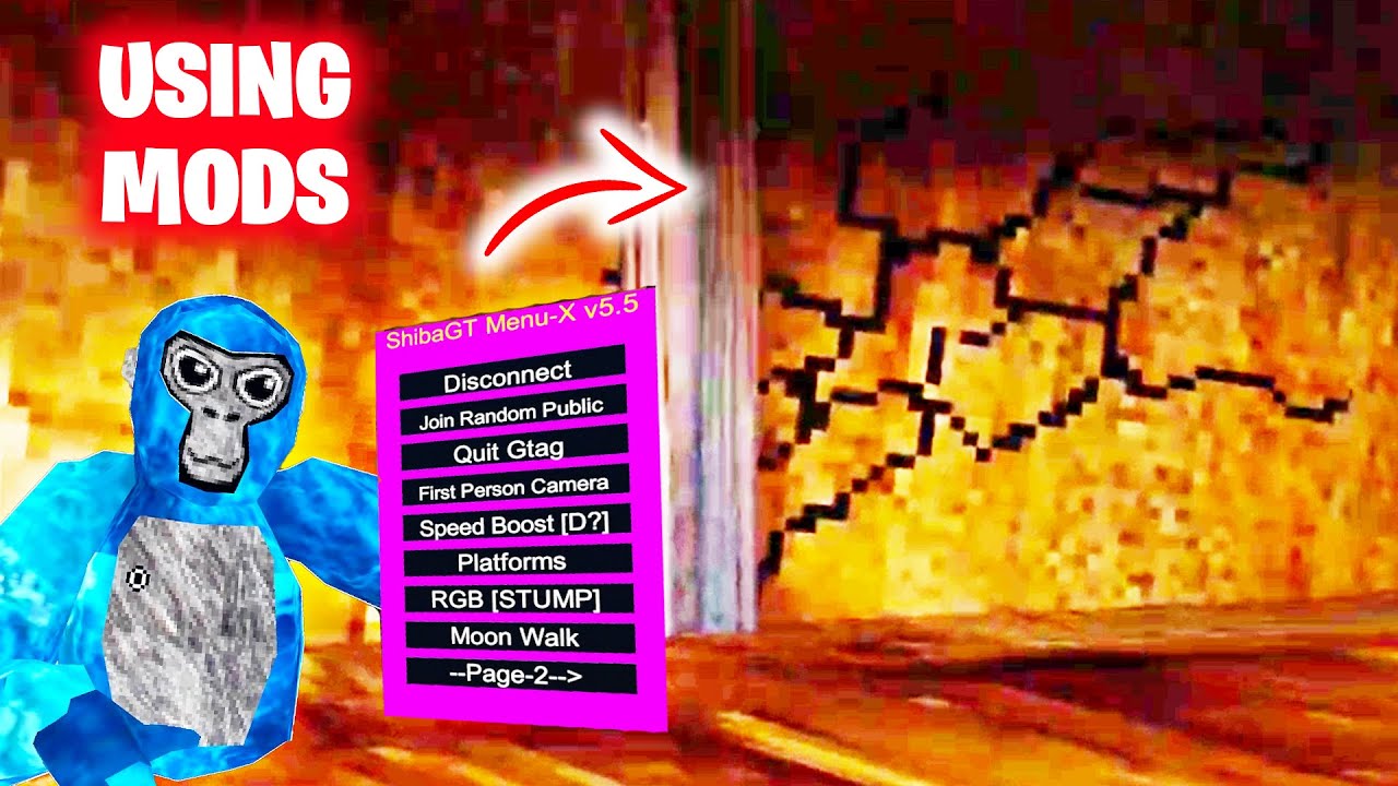 I went Behind the CRACK IN MINES... (Gorilla Tag) - YouTube