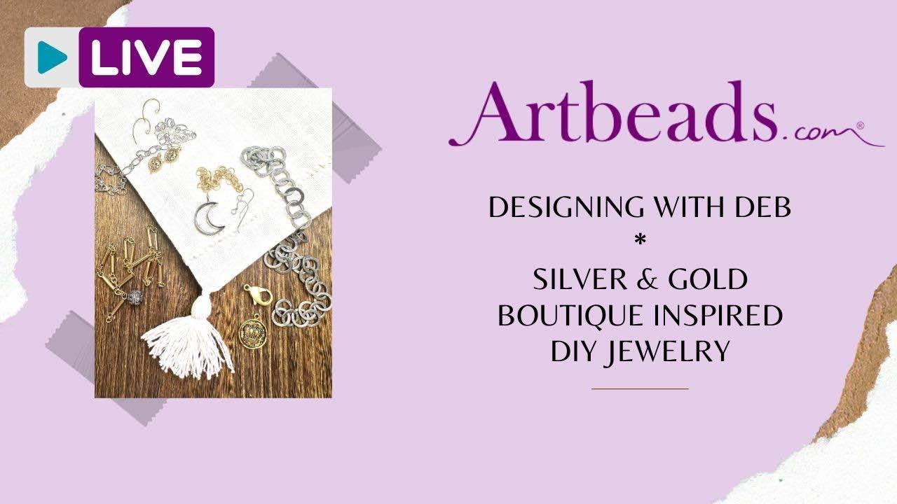 Designing with Deb - Silver & Gold Boutique Inspired DIY Jewelry - YouTube