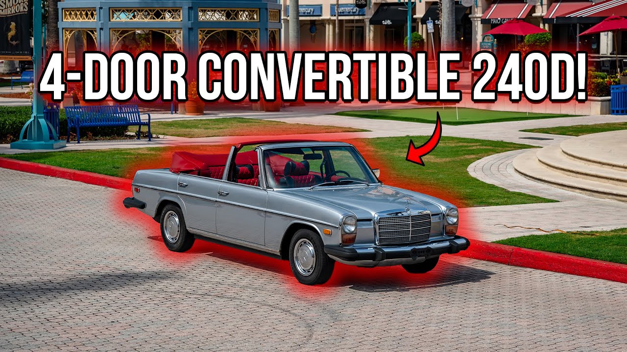 WHO REMOVED THE TOP OF THIS SEDAN?! RARE CUSTOM BUILT 4-DOOR ...