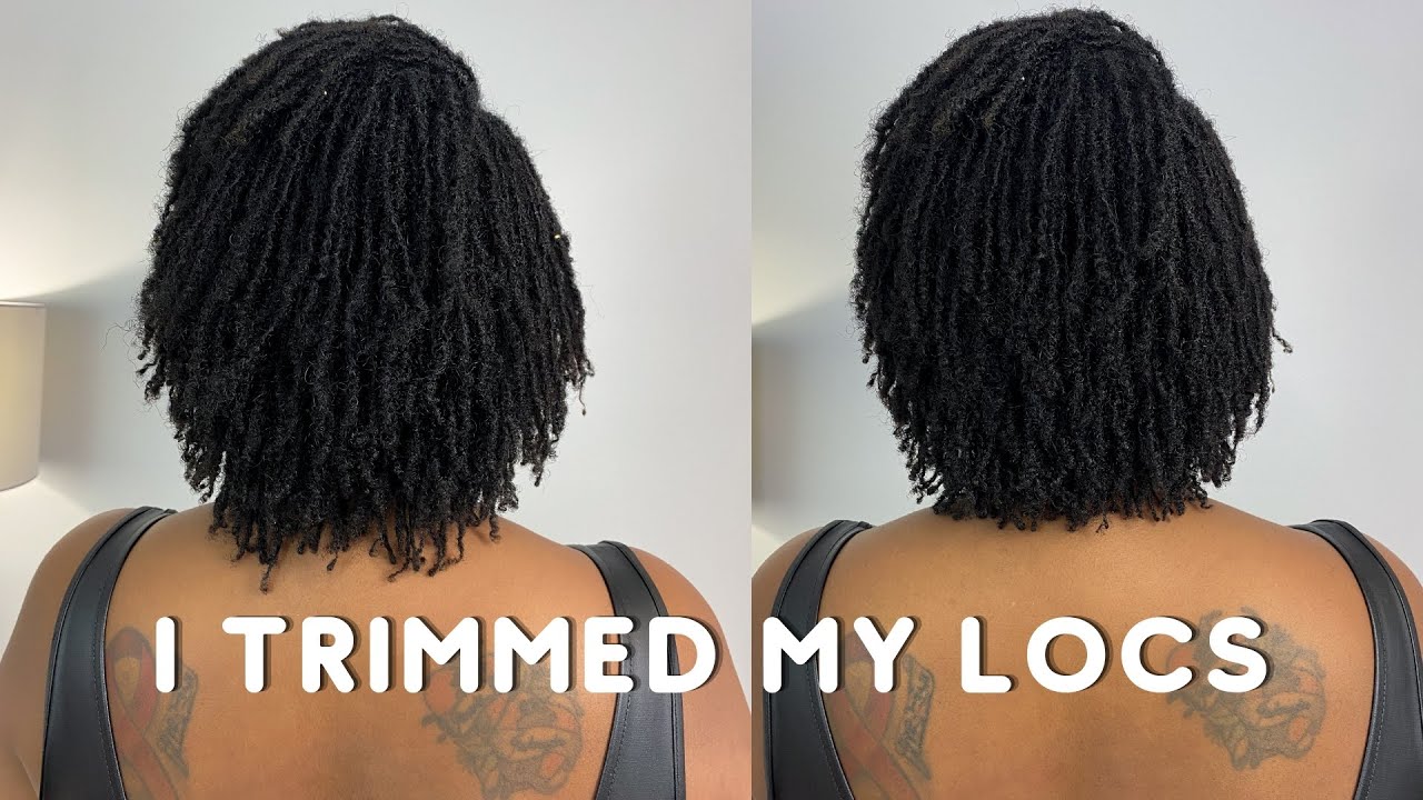 I TRIMMED my Locs | 2 year Microlocs Update | KendraKenshay - YouTube
