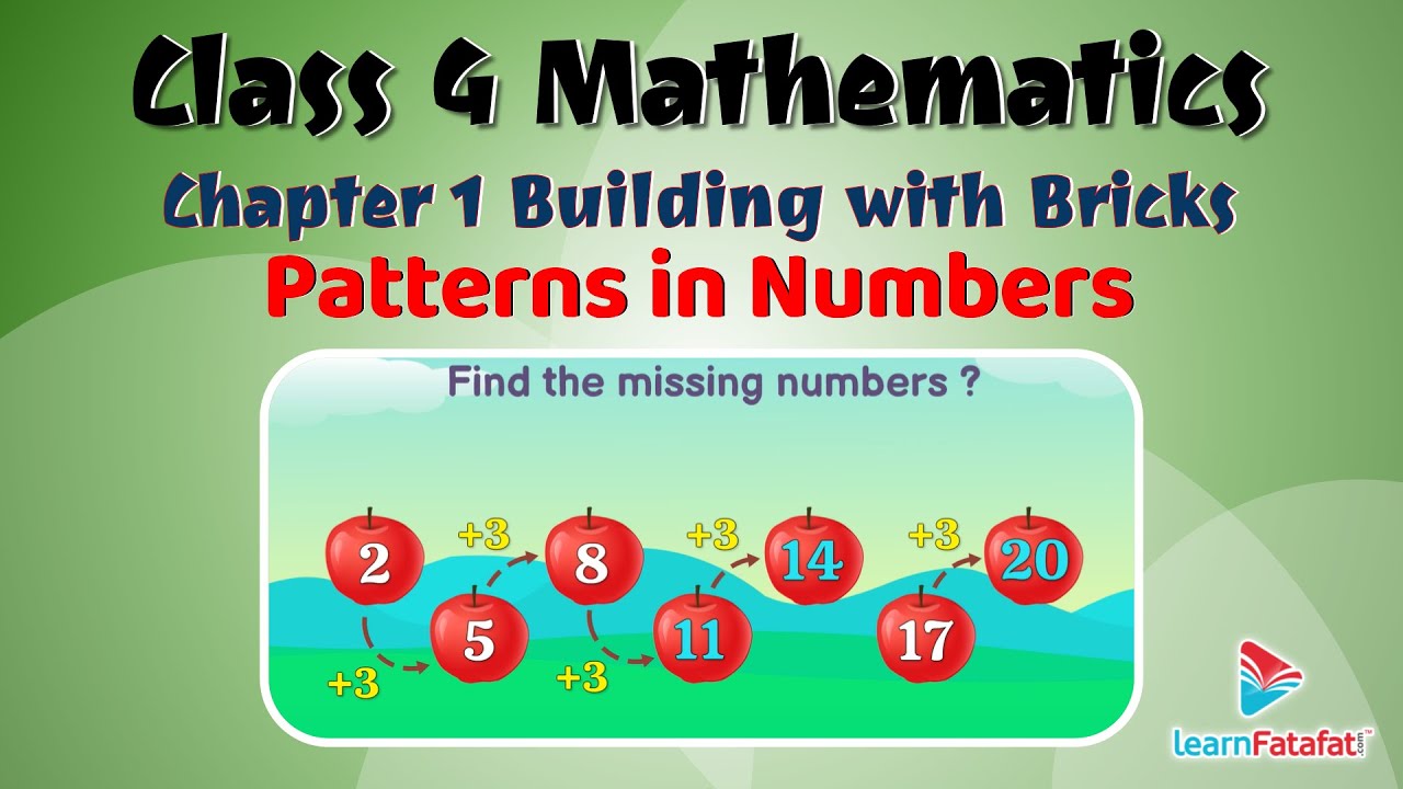 Class 4 Maths Building With Bricks Patterns In Numbers LearnFatafat Class 4 Maths Building With Bricks Patterns In Numbers LearnFatafat