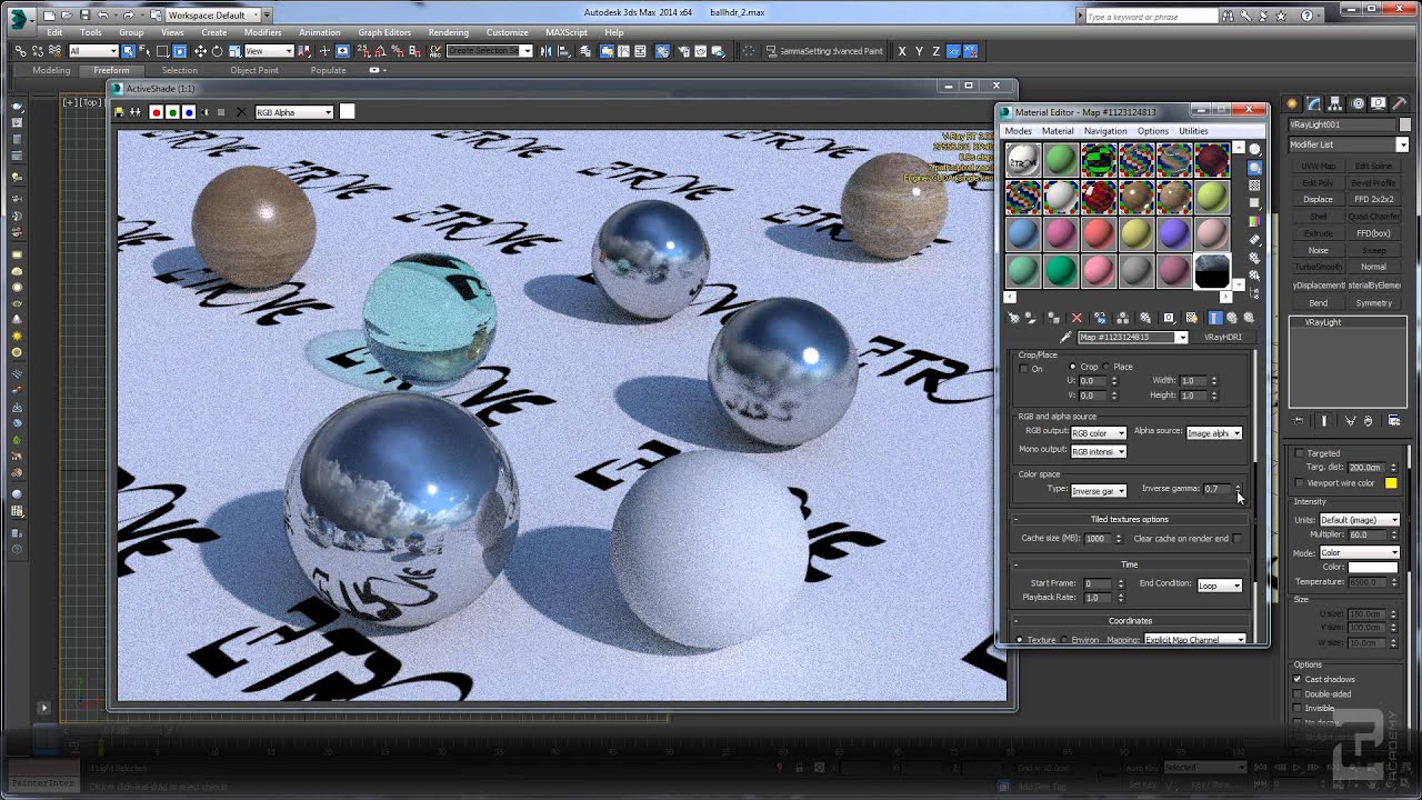 Tutorial 2 : How to get sharp shadow using HDRI - YouTube
