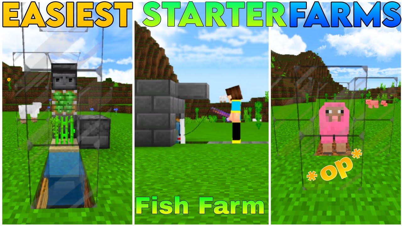 Top 3 Easiest Farms that you must build in your world🤩| - YouTube