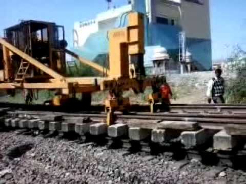 T-28 track machine working - YouTube