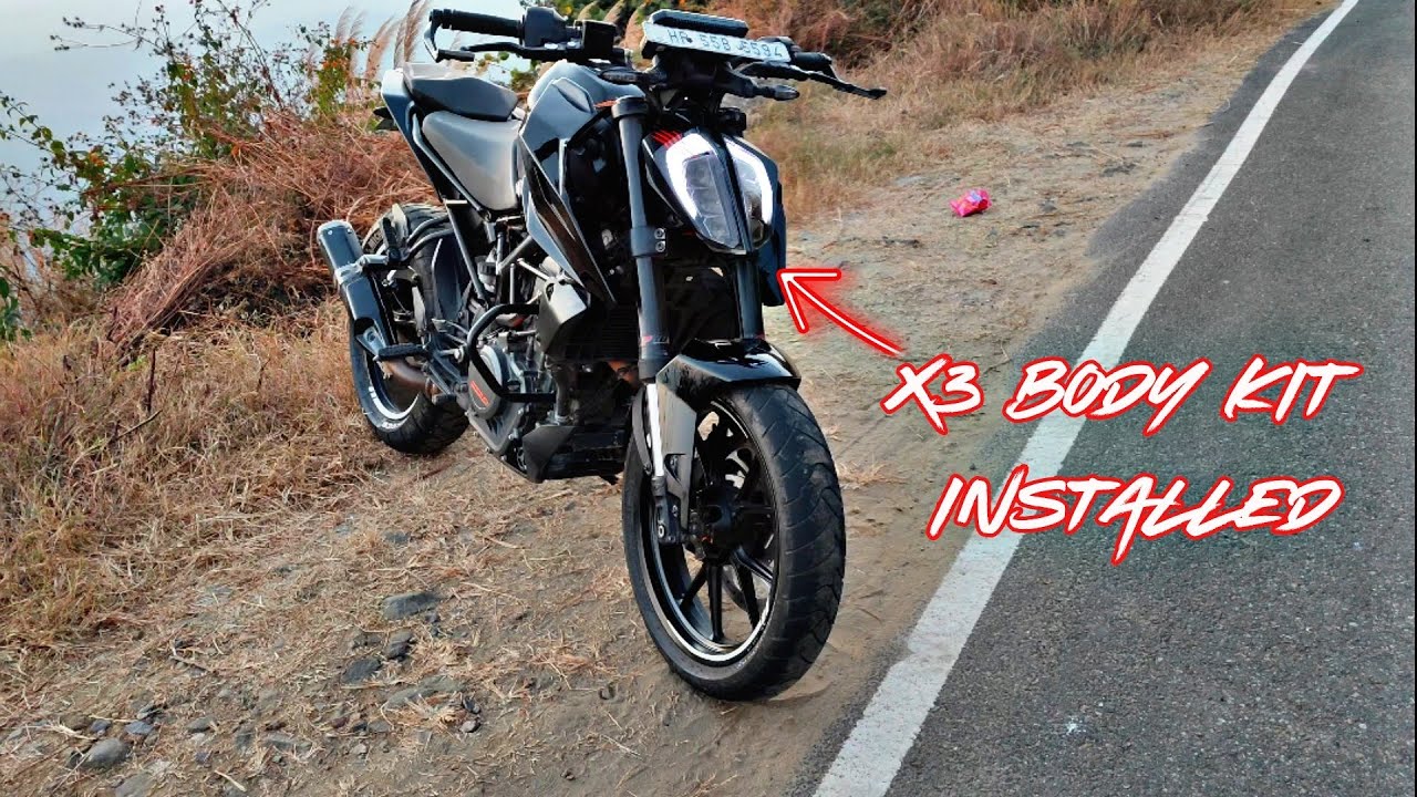 My Duke Gets a New X3 Body Kit - Looks Awesome! #ktm #ktmdukex3kit # ...