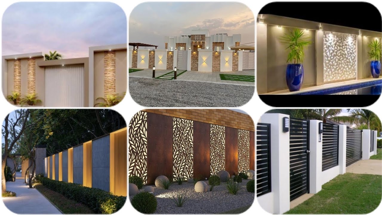 35+ fence Wall design ideas/beautiful fence concrete House wall design ...