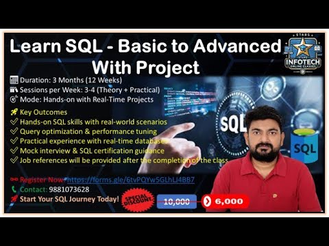 Learn SQL Basic to Advance - Introduction | Syllabus | Enroll Fees ...
