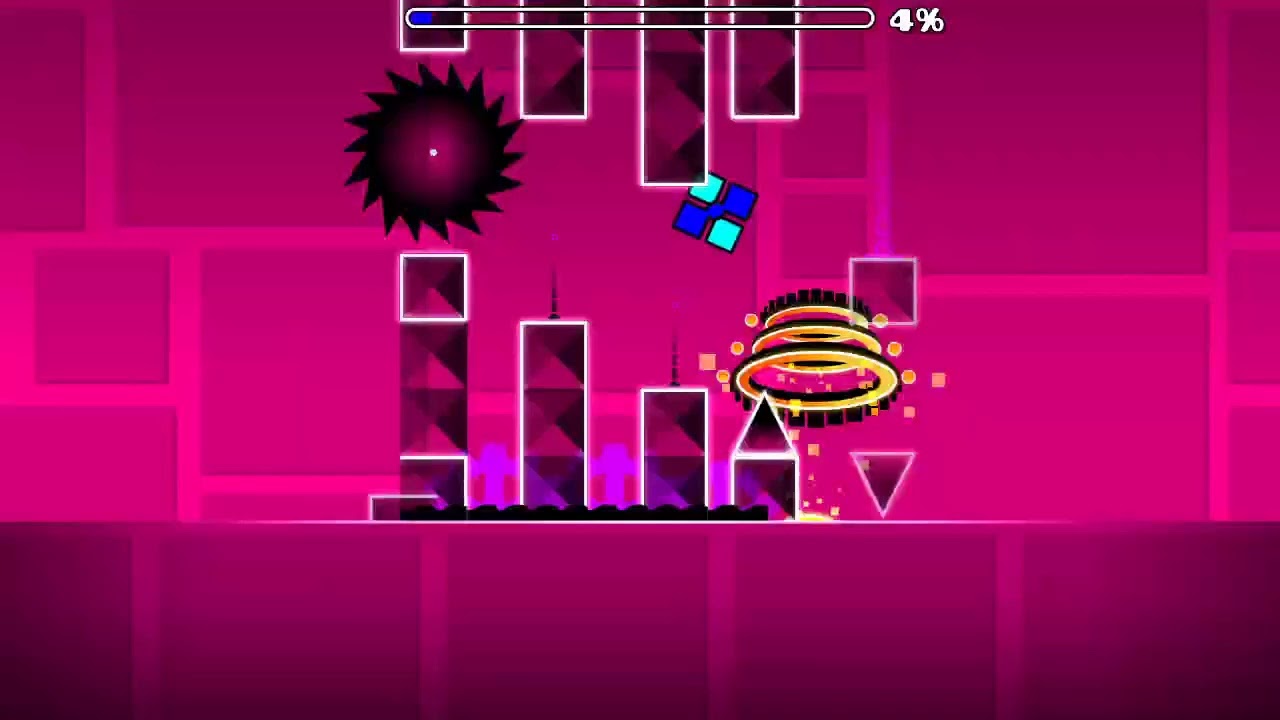 Trying to beat CLUTTERFUNK in GEOMETRY DASH - YouTube