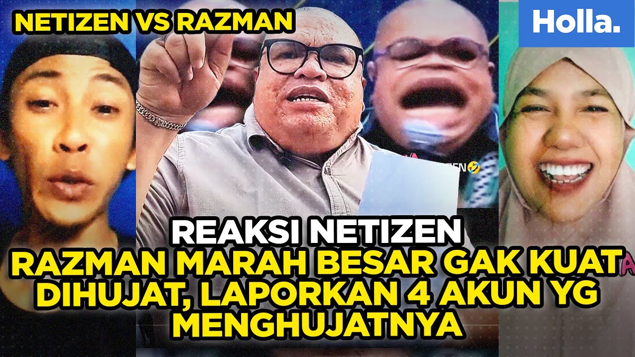 Reaksi Netizen Razman Marah Besar Gak Kuat Dihujat, Laporkan 4 Akun Yg ...