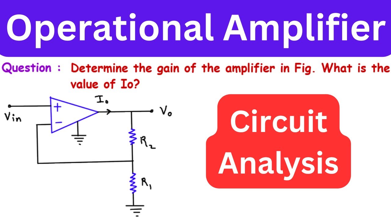Determine the gain of the amplifier in Fig. What is the | Operational ...