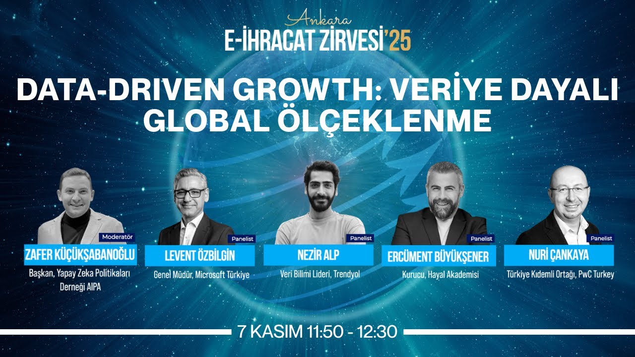 DATA-DRIVEN GROWTH: VERİYE DAYALI GLOBAL ÖLÇEKLENME | Panel - YouTube