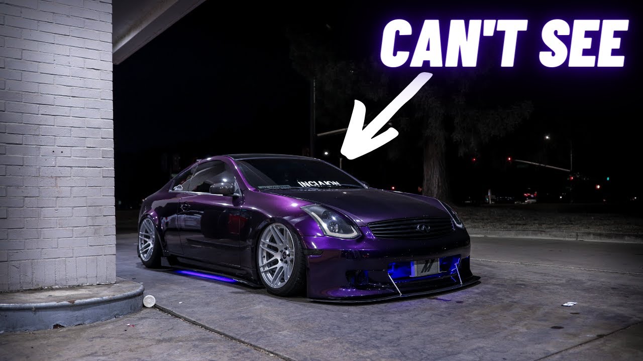 Watch this before getting 5% tint on your G35 ! ( Night Drive 1st POV ...