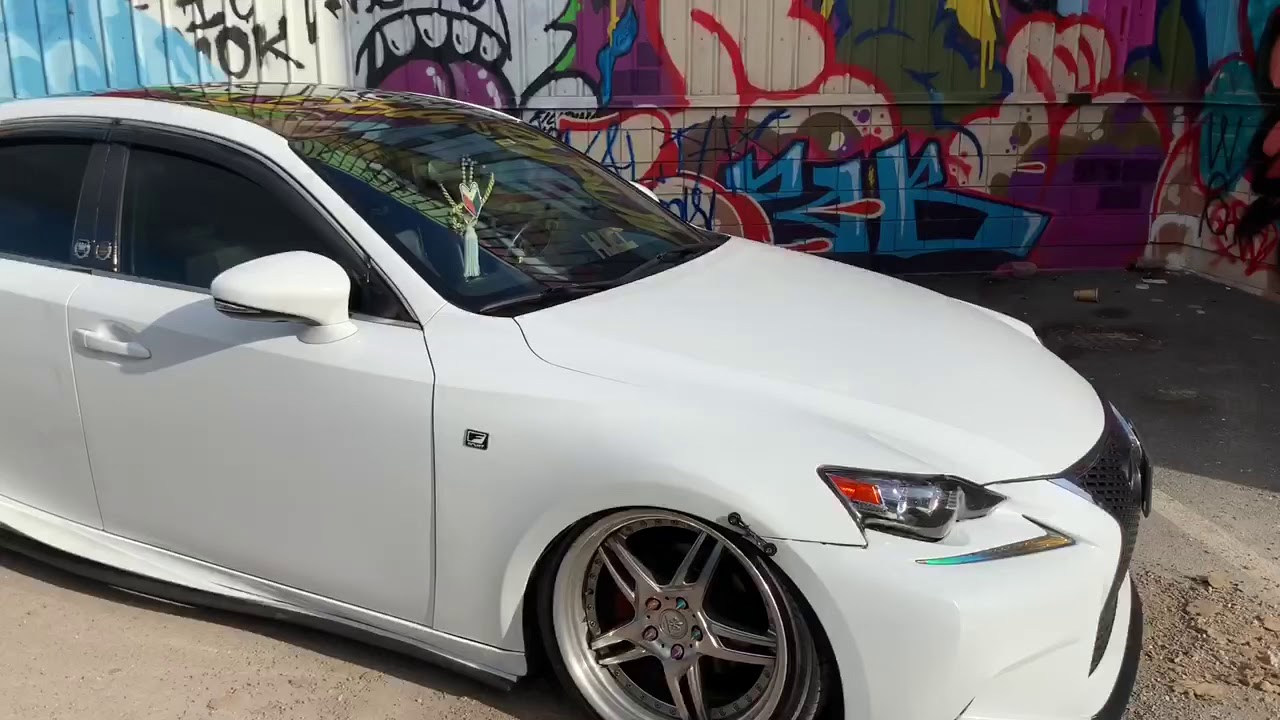 Lexus IS 250 bagged - YouTube