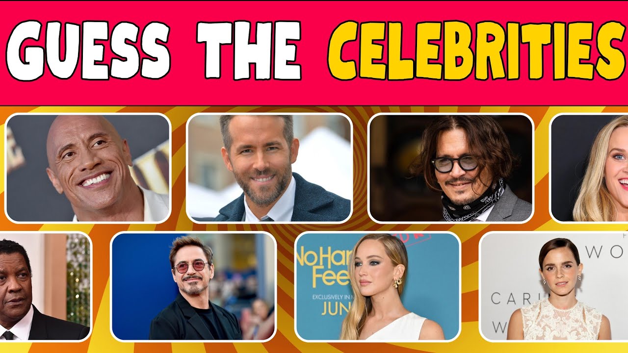 Can you guess the celebrities from their photos in 3 seconds? | 55 ...