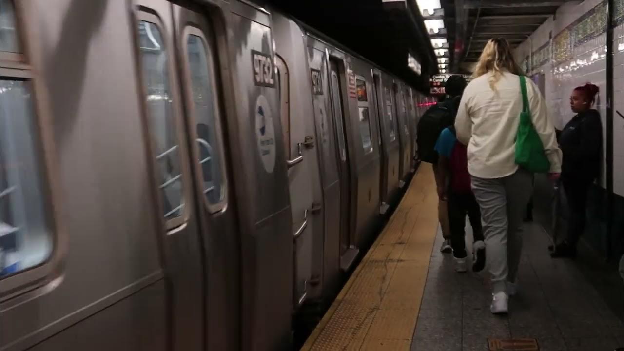 Rerouted R160 F Train departing Canal Street - YouTube