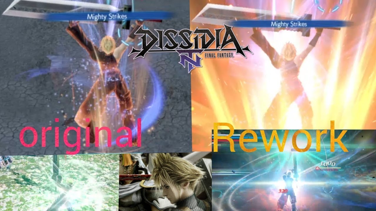 Cloud Rework and Original comparison [Dissidia Final Fantasy NT] - YouTube