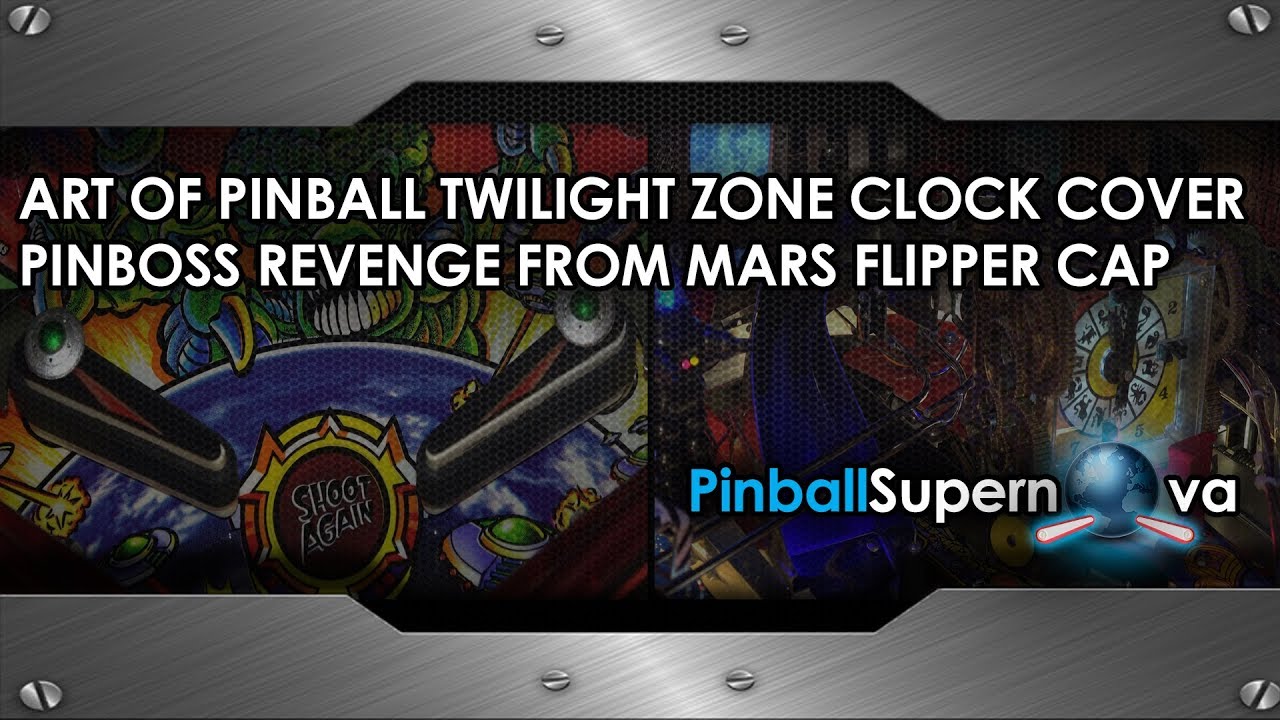 Pinball Mods # 75: TWILIGHT ZONE CLOCK COVER and RFM FLIPPER CAPS - YouTube
