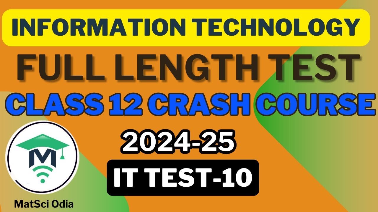 IT Class 12 I Fulllength Test-2 Analysis - YouTube