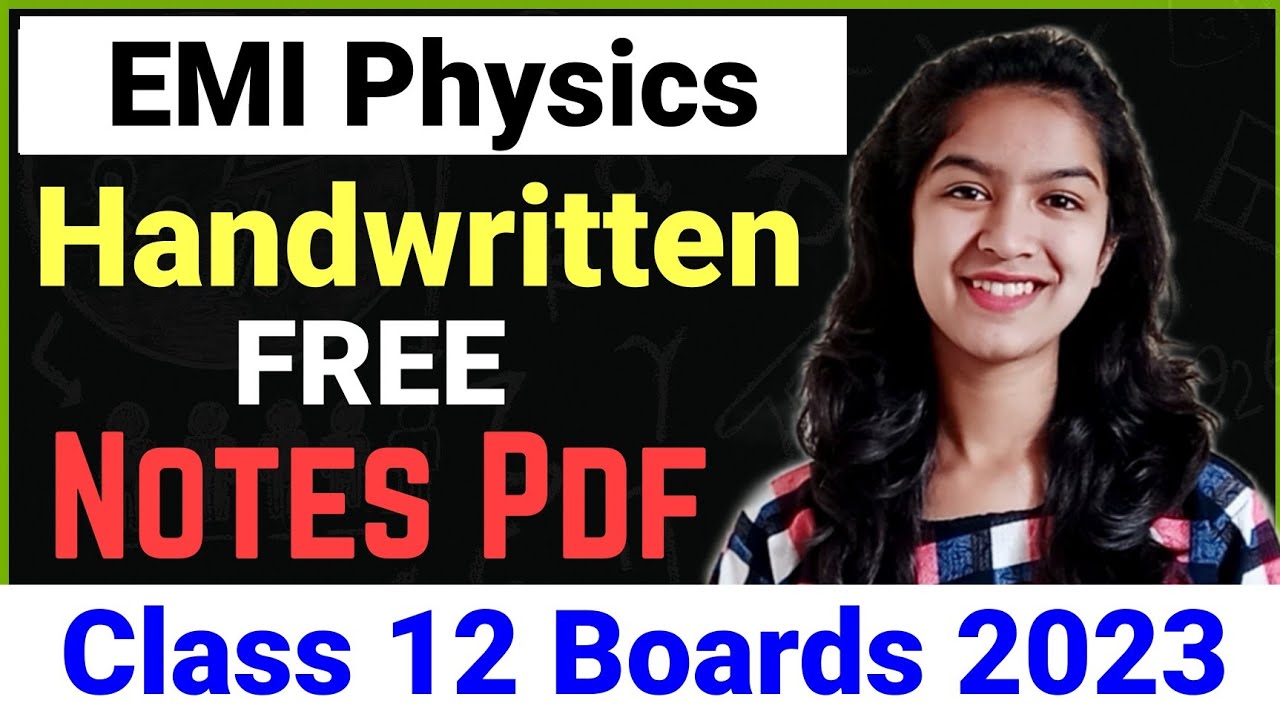 Electromagnetic Induction Physics Class 12 Free Notes PDF For Boards ...