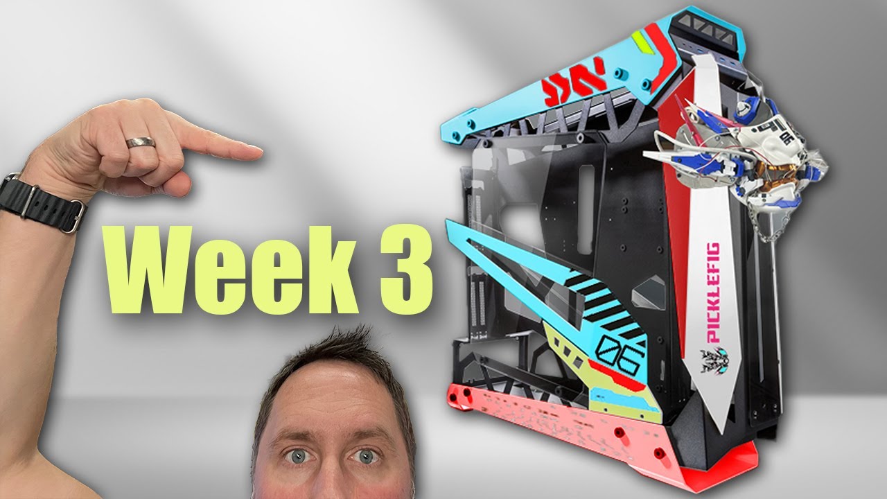 Finishing The Cyberpunk PC Case! Week 3 - YouTube