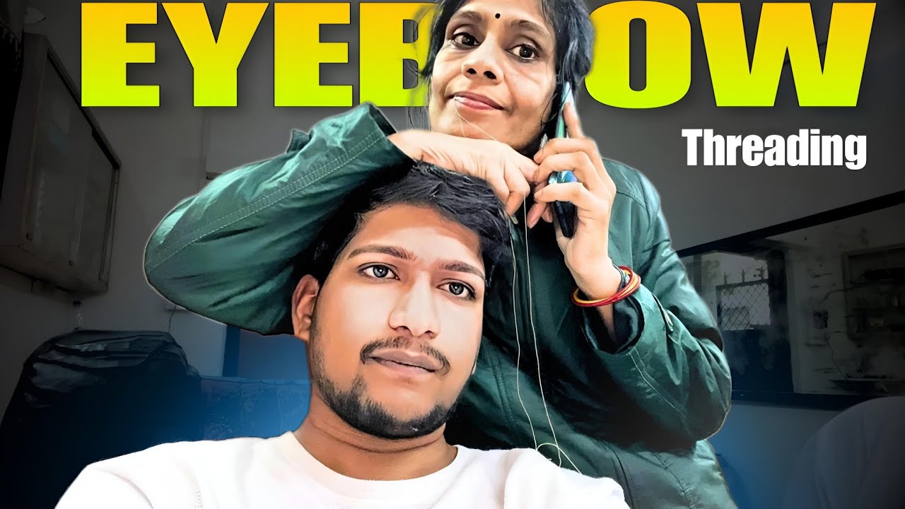 eyebrow threading WITHOUT PAIN for beginners ^_^ - YouTube