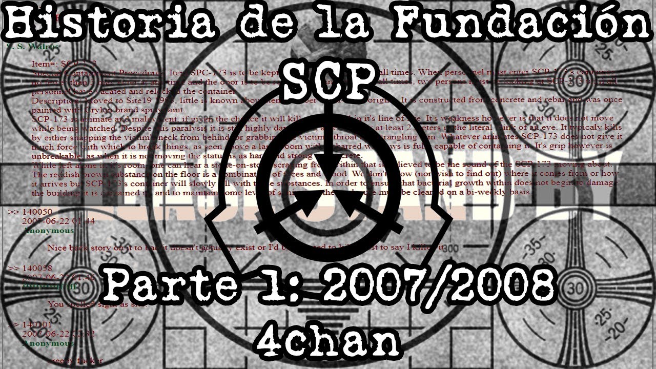Cronología e Historia de la Fundación SCP #1 - 2007/2008 (4chan, Edit ...