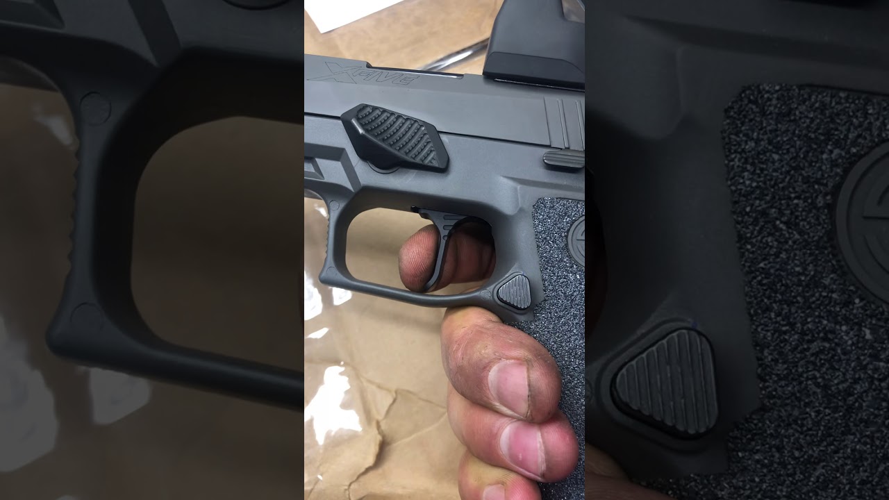 Sig X5 legion trigger upgrade - YouTube