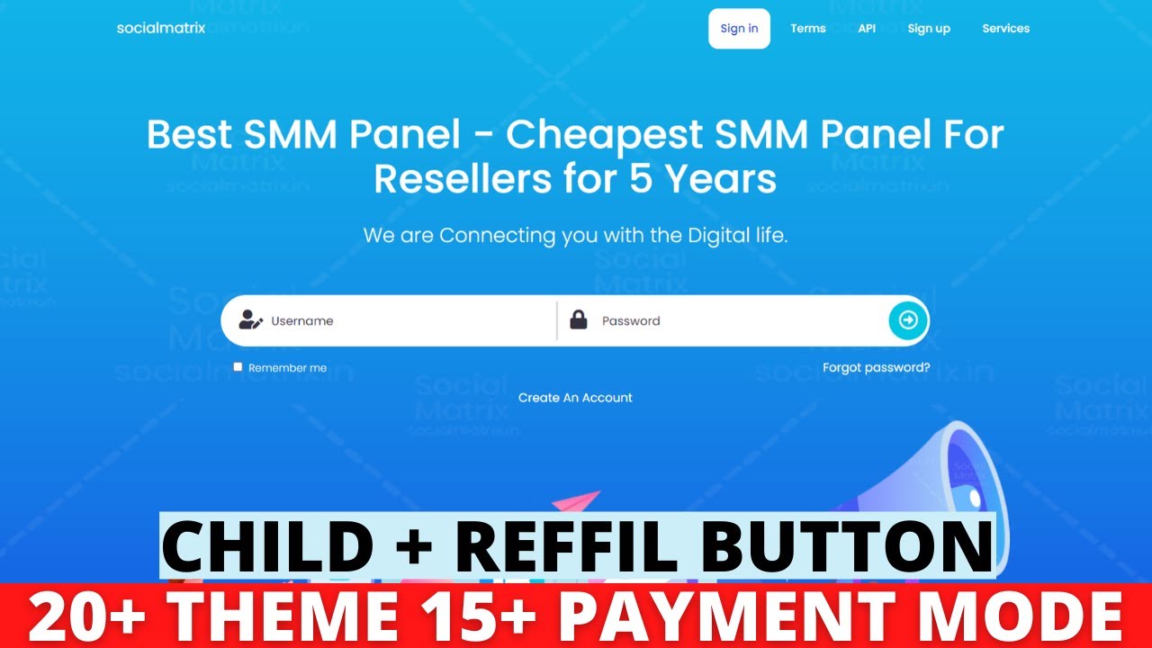 Create SMM Panel Website Refill with Child Panel || Perfect Panel Script Free Download - YouTube