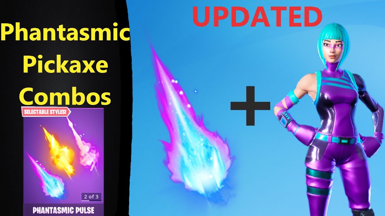 *UPDATED* Phantasmic Pulse Pickaxe Combos in Fortnite - YouTube