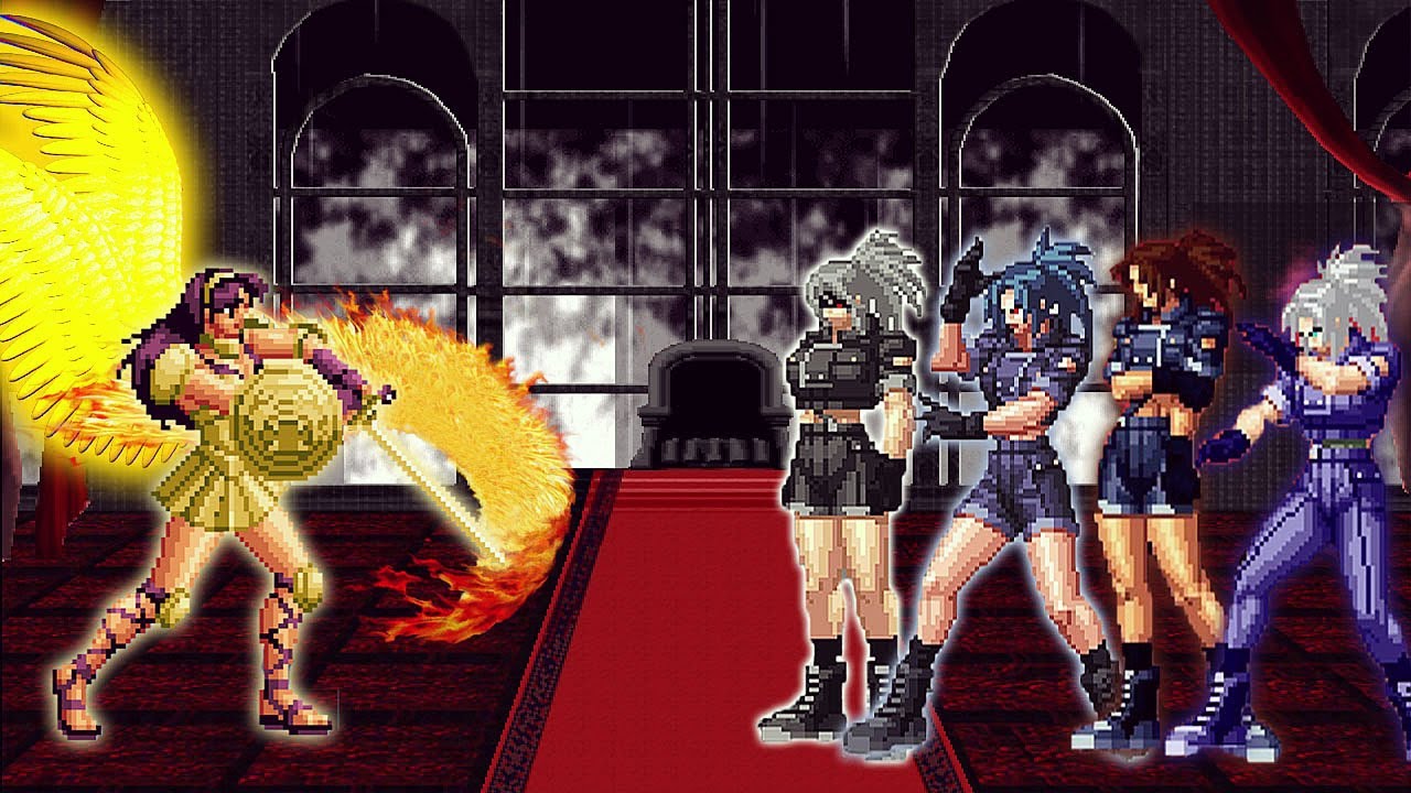 [KOF Mugen] Supreme Athena Vs Leona Heidern Team - YouTube