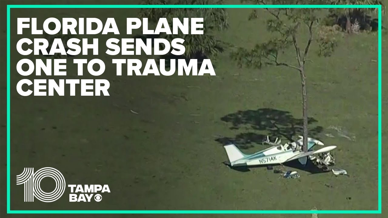 Florida plane crash results in one person airlifted to trauma center ...