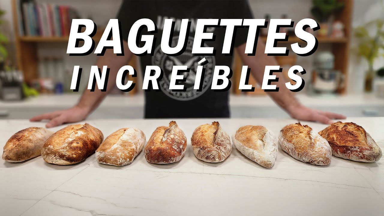 Cómo hacer Baguettes como un Profesional - YouTube