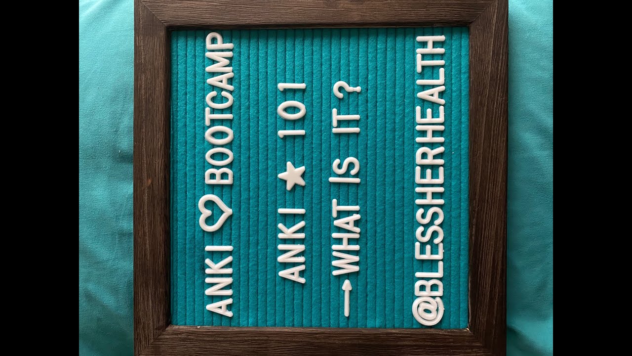 ANKI BOOTCAMP~ANKI 101: The basics - YouTube