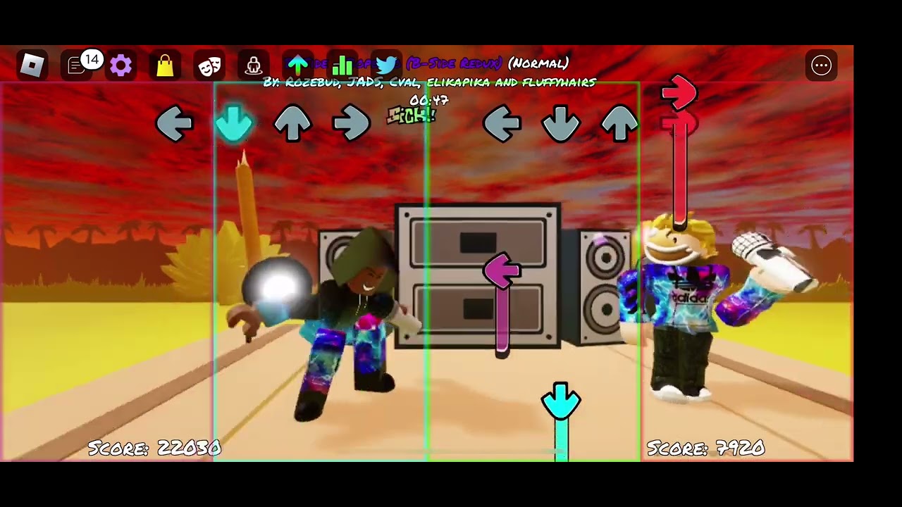 Roblox Funky Friday Gameplay Part 2 (Friday Night Funkin) 1v1 B-Side ...