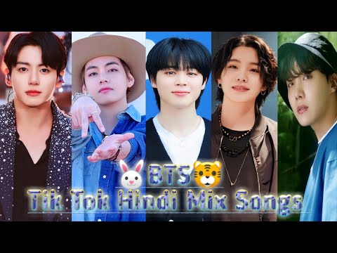 BTS💖all members tik tok Hindi mix songs💞hot🔥an cute🤭hindi mix song💖All ...